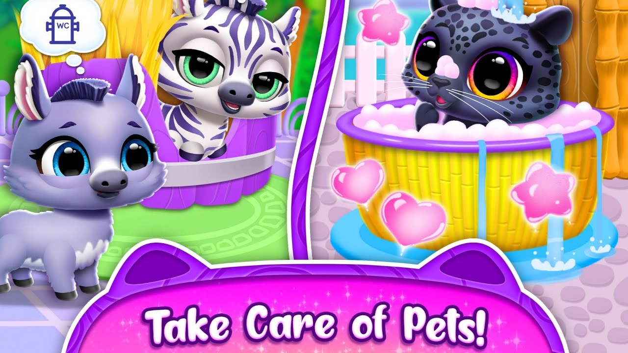 New Game 🥳 Jungle Floof - Island Pet Care #1 #tutotoons #games - YouTube