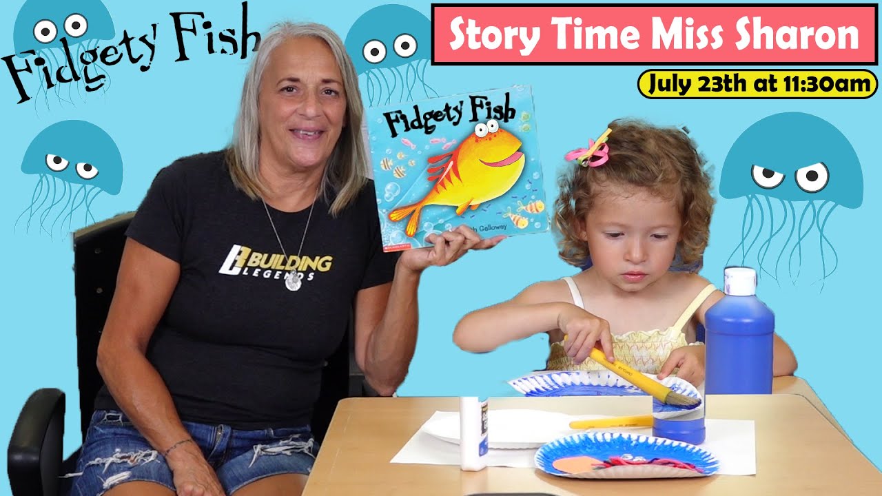 Fidgety Fish (READ ALOUD) - Miss Sharon - YouTube