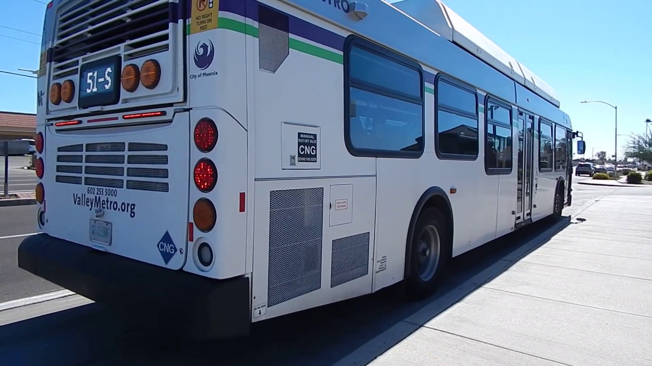 Valley Metro (Phoenix): 2014 New Flyer C40LFR (CNG) #5011 - YouTube