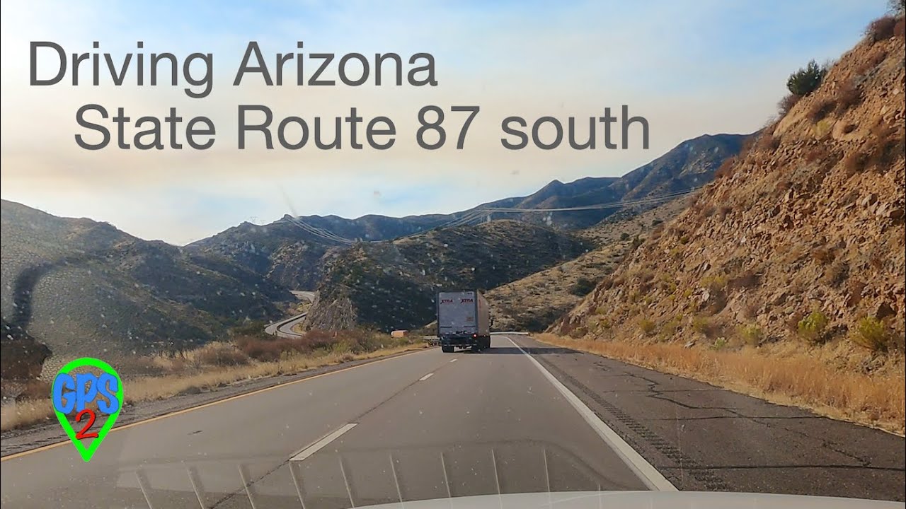 Driving Arizona State Route 87 south | Solo RV Travel and Adventure GPS ...