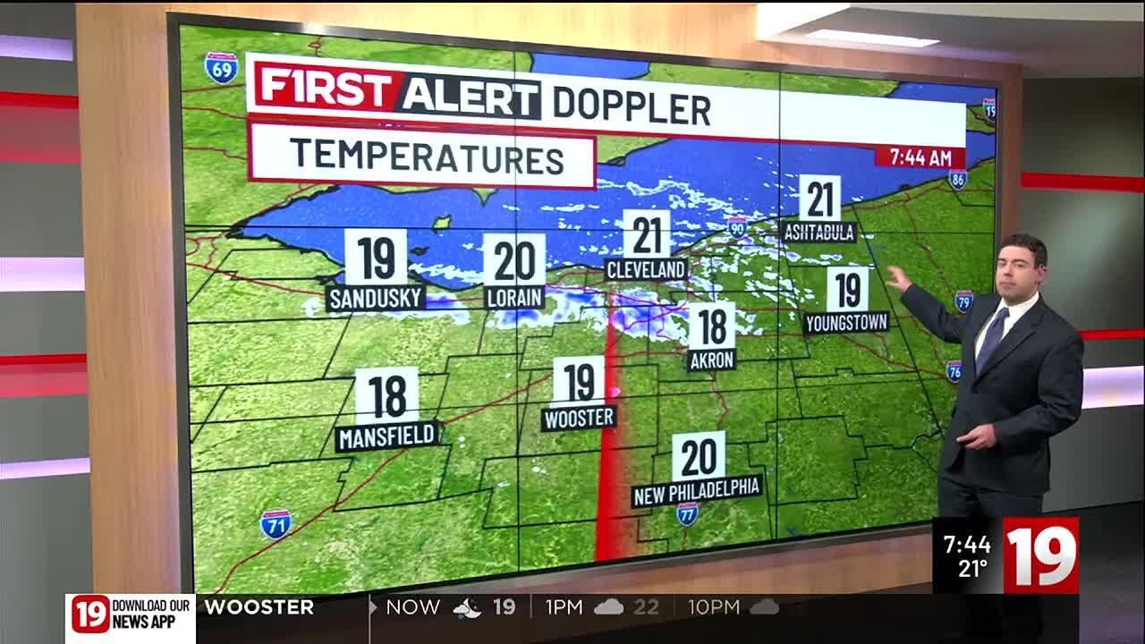 19 First Alert Weather Days Today, Monday: Lake-effect snow followed by ...