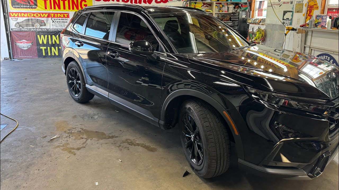 Window Tint on a 2023 Honda CRV with 20% on the two front windows with ...