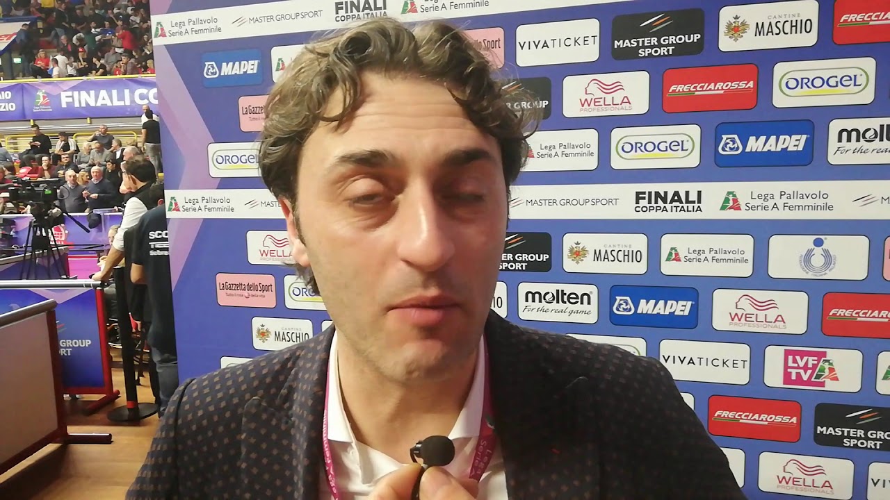 Coppa Italia A2 femminile: Matteo Bertini e la vittoria di Trento - YouTube