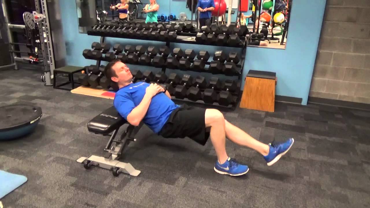 Single Leg Hip Thruster - YouTube