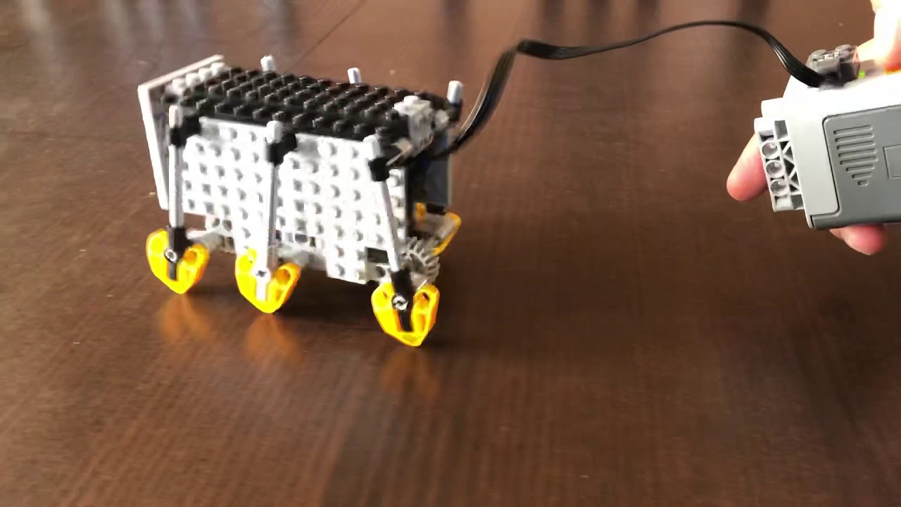 LEGO Hexapod Six Legged Walking Robot by Will Heredia - YouTube