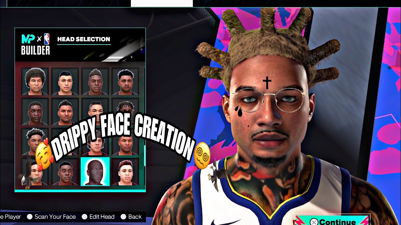🦋*NEW* DRIPPIEST FACE CREATION IN NBA 2K25🦋 LOOK LIKE A DRIBBLE GOD🤩 ...