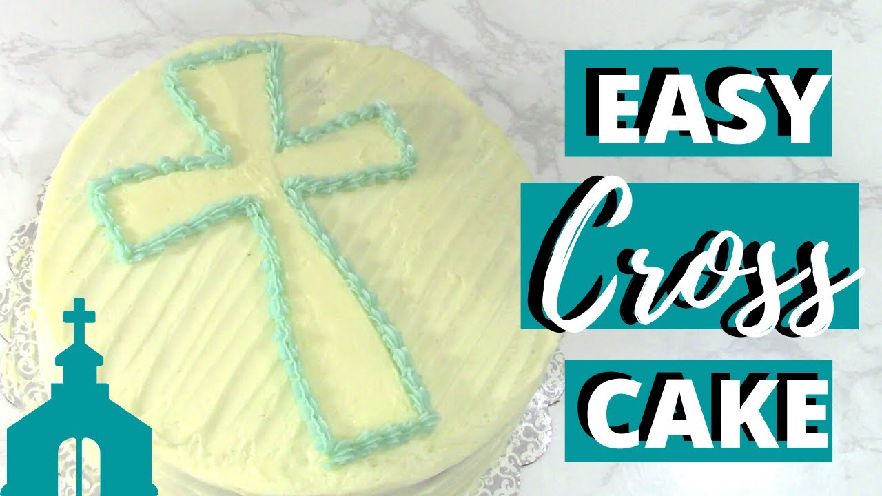 Easy CROSS CAKE! - YouTube