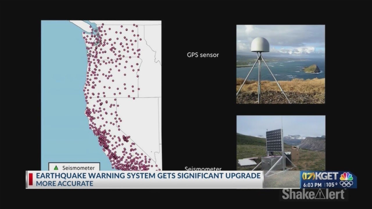Earthquake warning system gets upgrade - YouTube