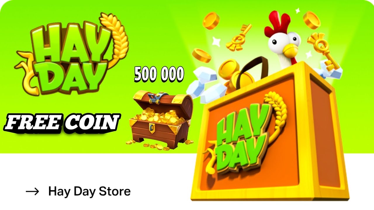 Get FREE 500,000 Coins in Hay Day Supercell Store NOW - YouTube