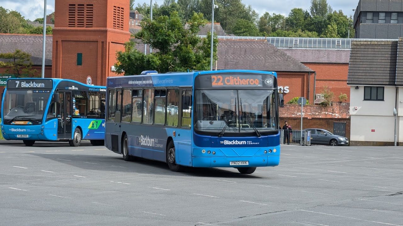 Buses at Blackburn (15/06/24) - YouTube