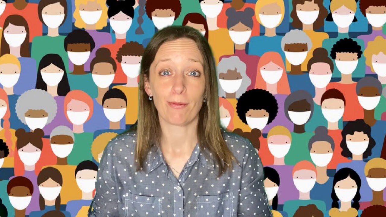Wearing masks and social distancing - YouTube