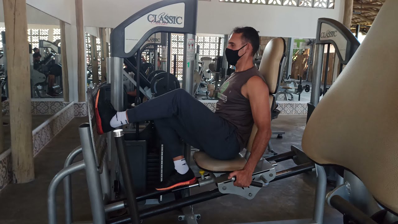 Leg horizontal unilateral apoio calcanhar. - YouTube