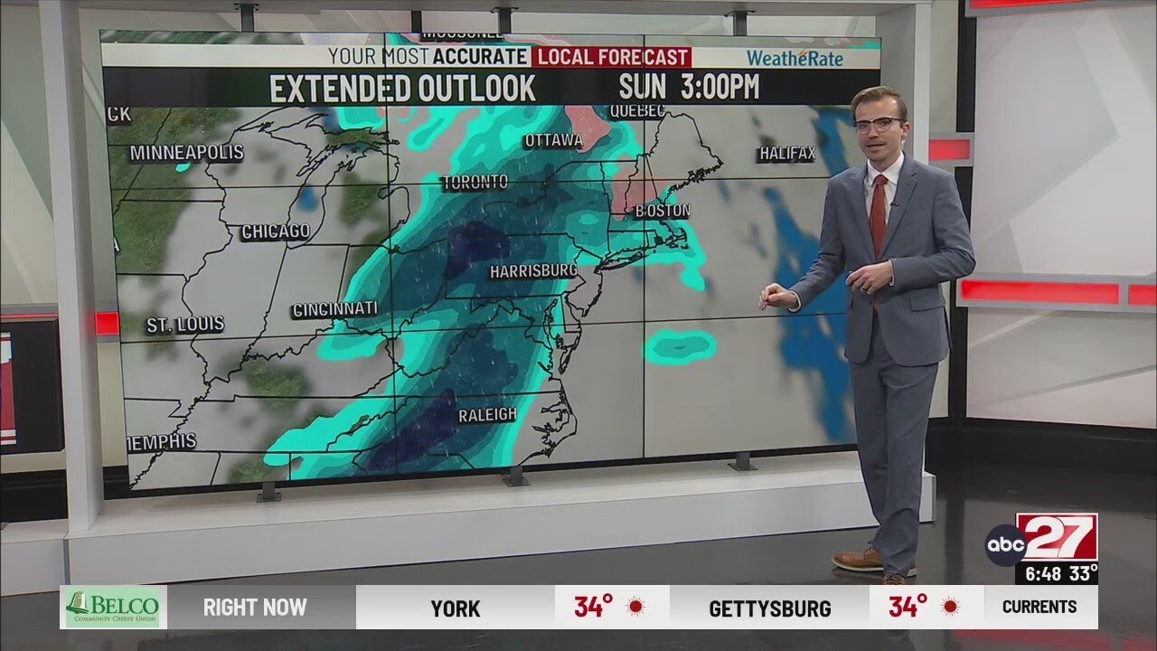 Michael's Christmas Morning Forecast - YouTube