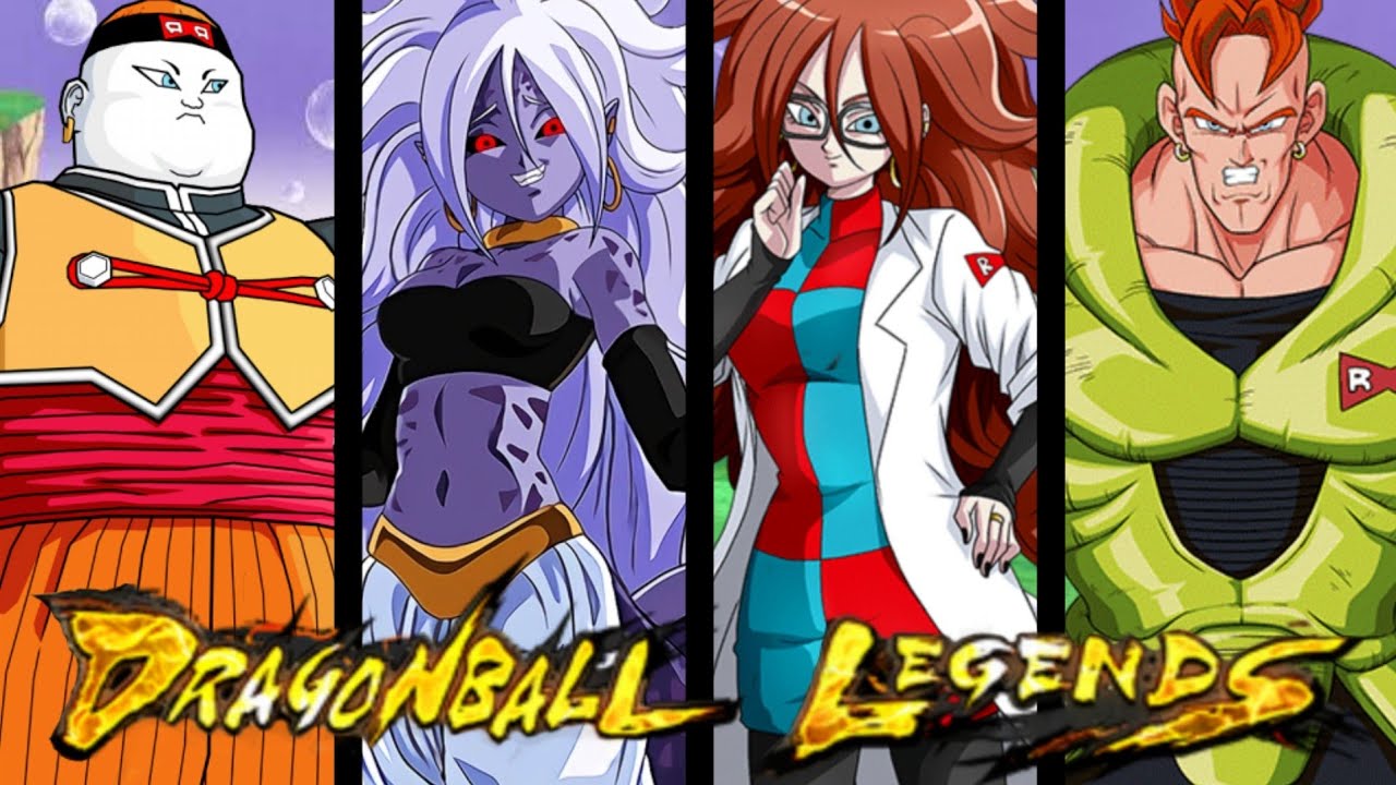 All Androids CHARACTERS Special Attacks | DRAGON BALL LEGENDS 2023 🔥 ...