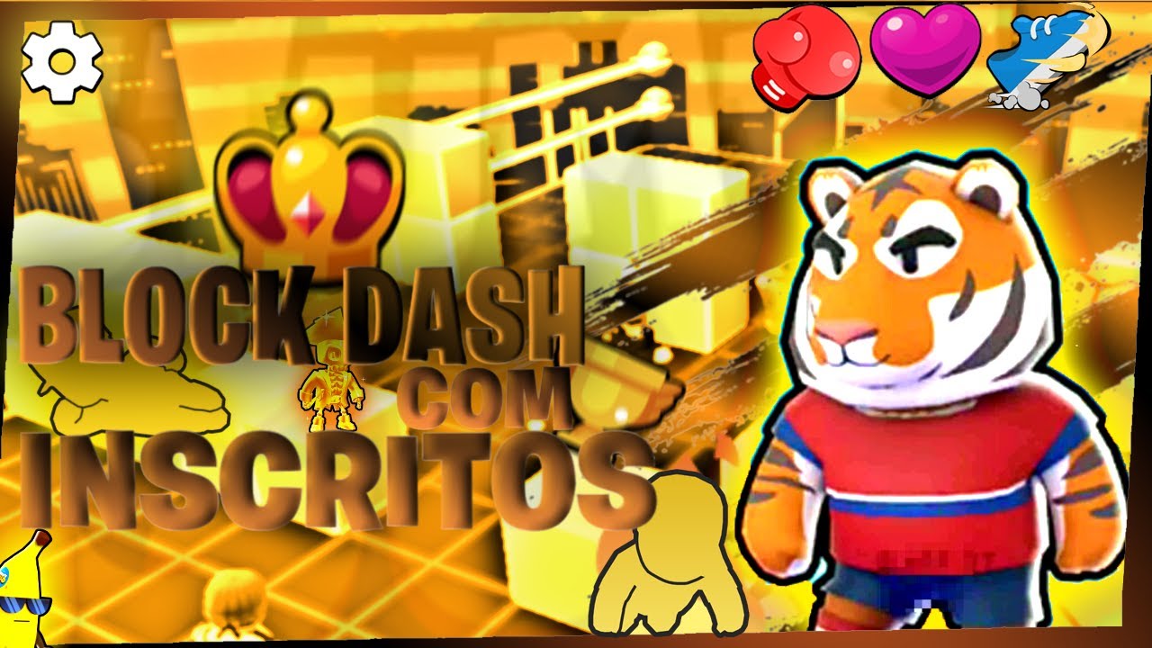 👑BLOCK DASH ON!🔥CORRE PRA PERSONALIZADA DO DK!!🏆BLOCK DASH COM ...