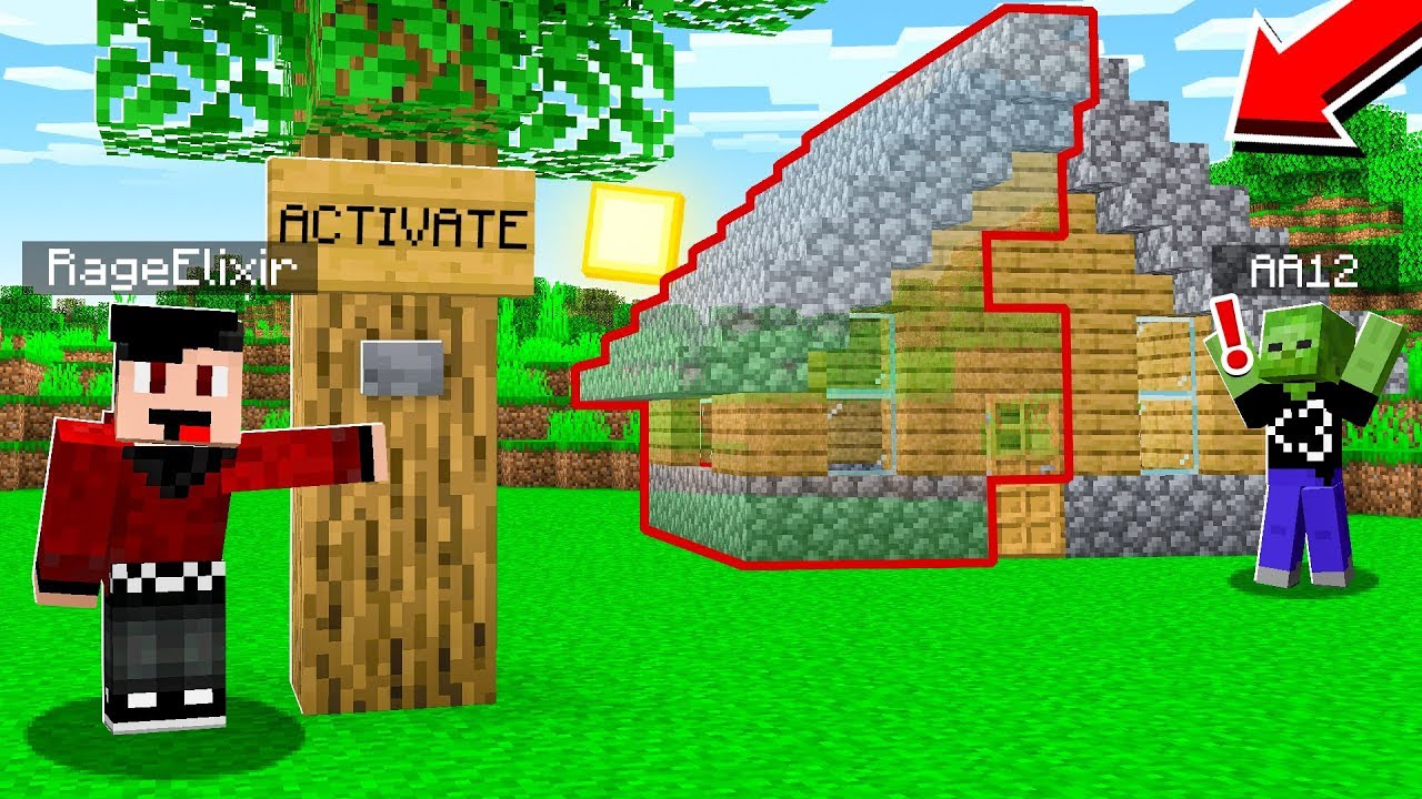 I TURNED HIS MINECRAFT HOUSE INVISIBLE! (Realms SMP - Episode 16) - YouTube