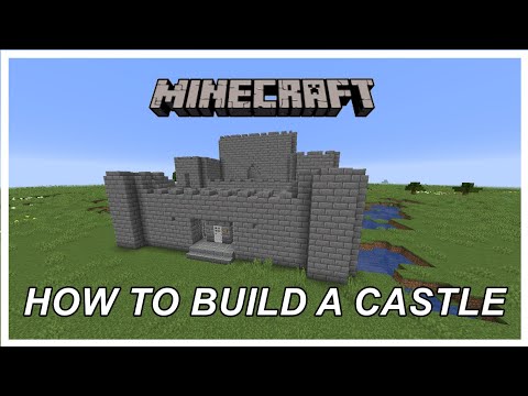 How to Build an Easy Castle (Minecraft Tutorial) - YouTube