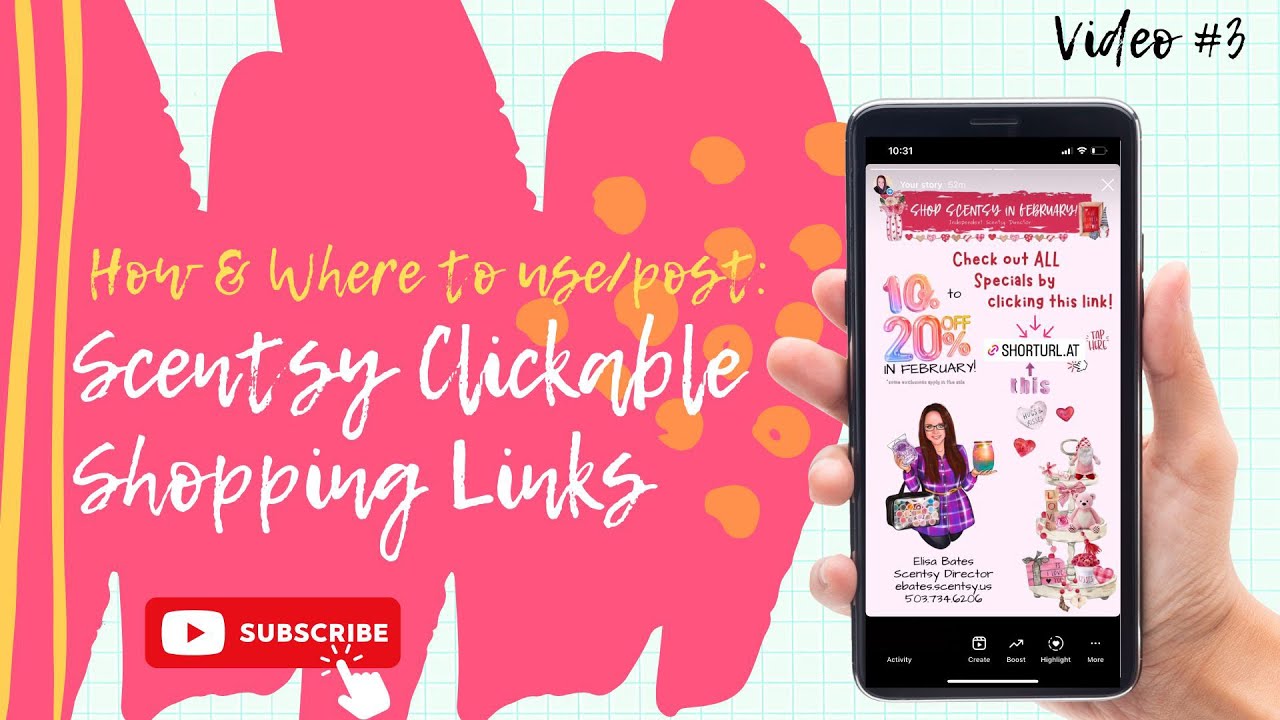Video #3: How & Where to Use/Post Clickable Shopping Party Links - YouTube