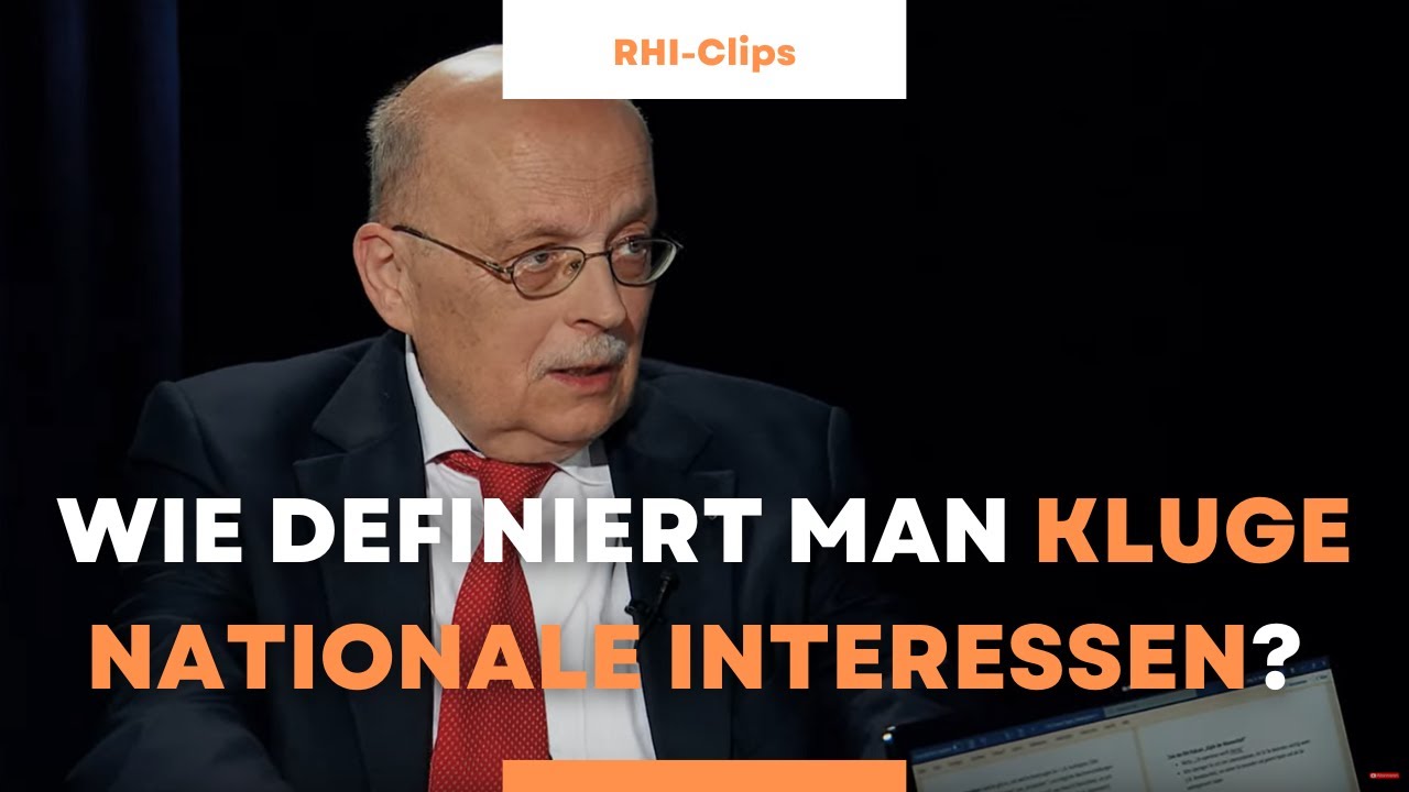 Prof. Joachim Krause. Wie definiert man kluge Nationale Interessen ...