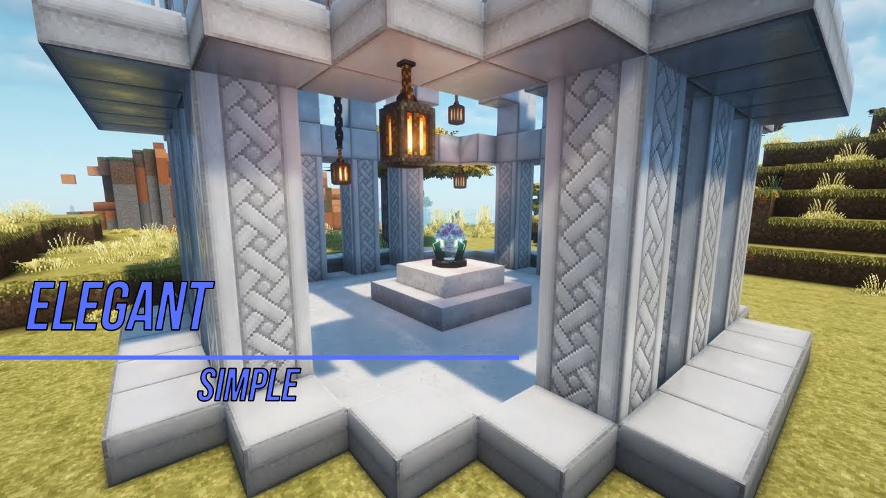 Minecraft: How to Build a Good Looking and Simple Greek Temple - YouTube