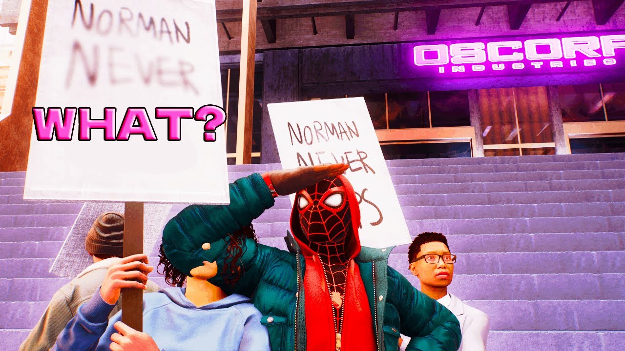 The Most American NPC In Spider-Man 2 - YouTube