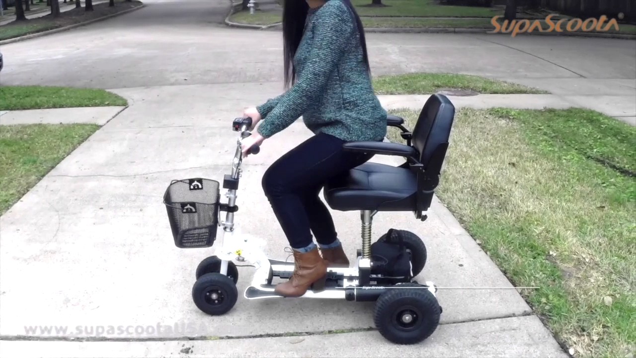 SupaScoota USA Lightweight Travel Mobility Scooter - YouTube