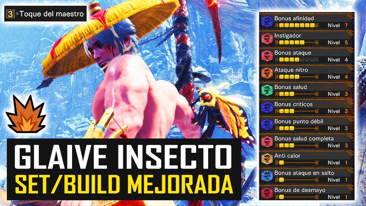 BUILD / SET PARA INSECT GLAIVE (NITRO Safi Jiiva) - MONSTER HUNTER ...