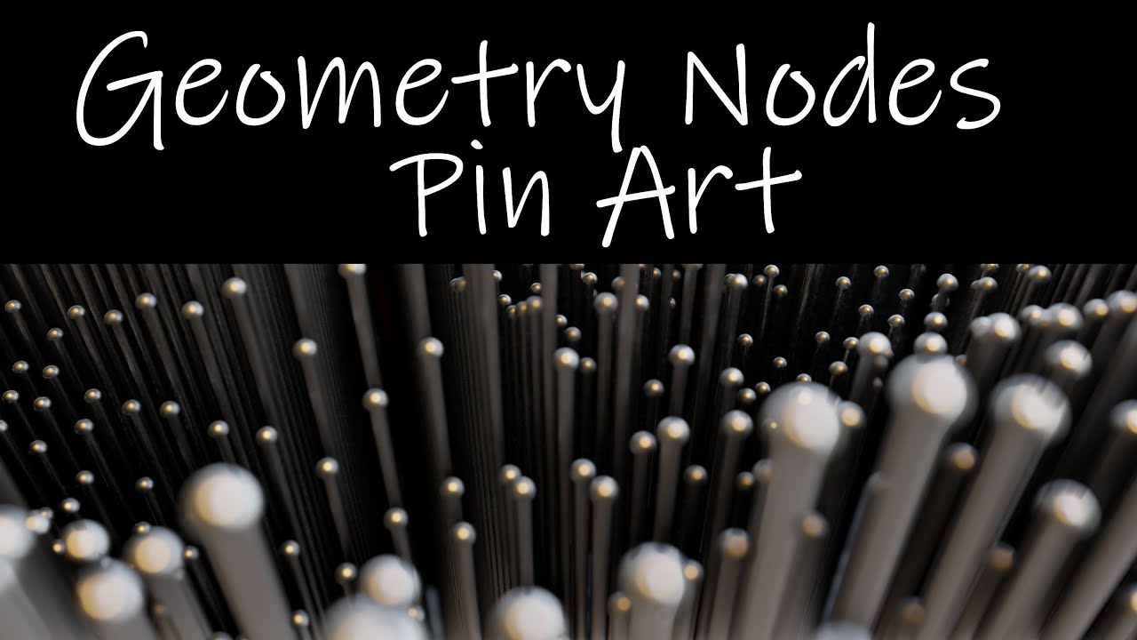 Pin Art parametric model with Blender Geometry Nodes - YouTube