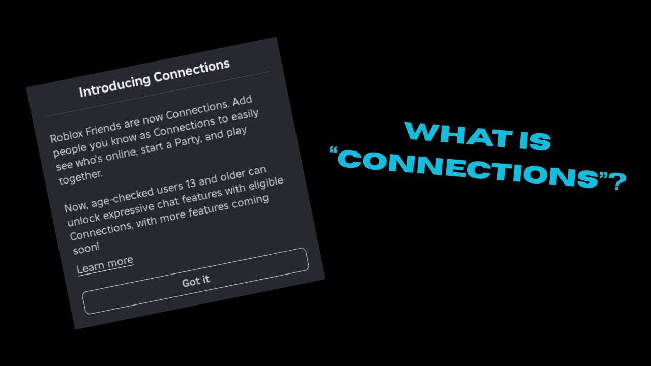 Roblox replaced 'Friends' with 'Connections'? | Roblox News Video - YouTube