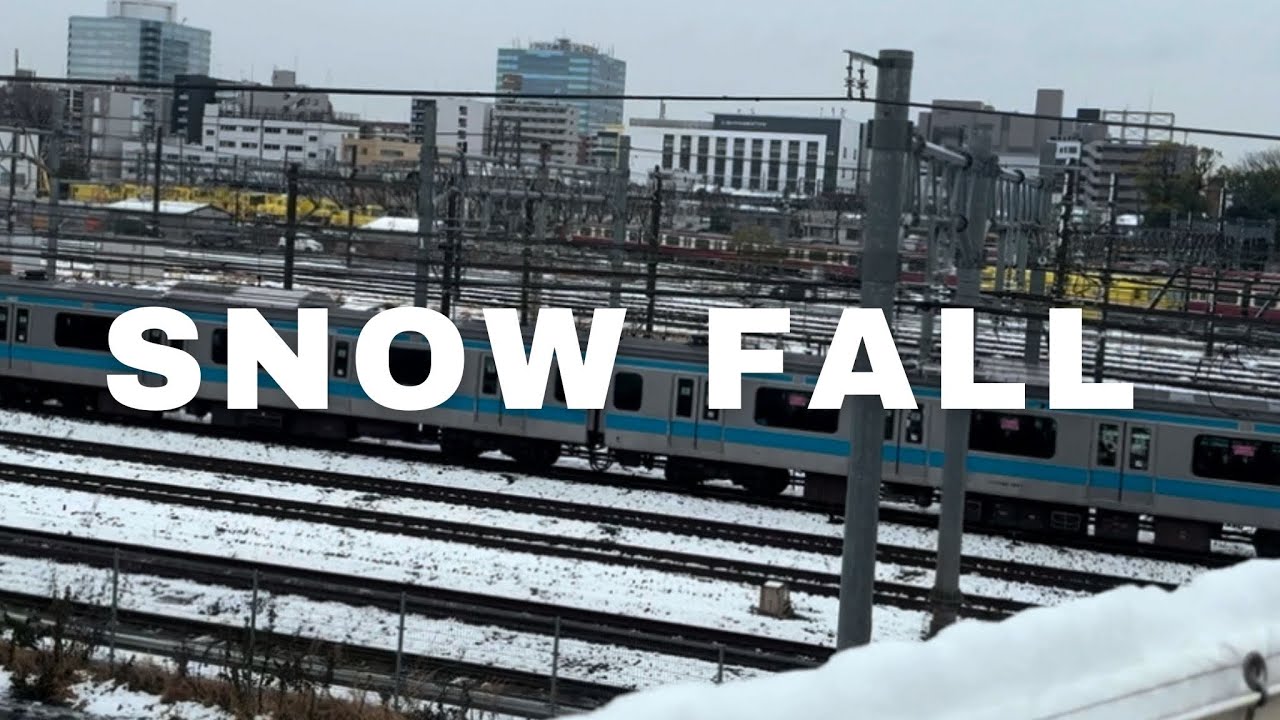 Snow fall at Yokohama || Subash Khadka - YouTube