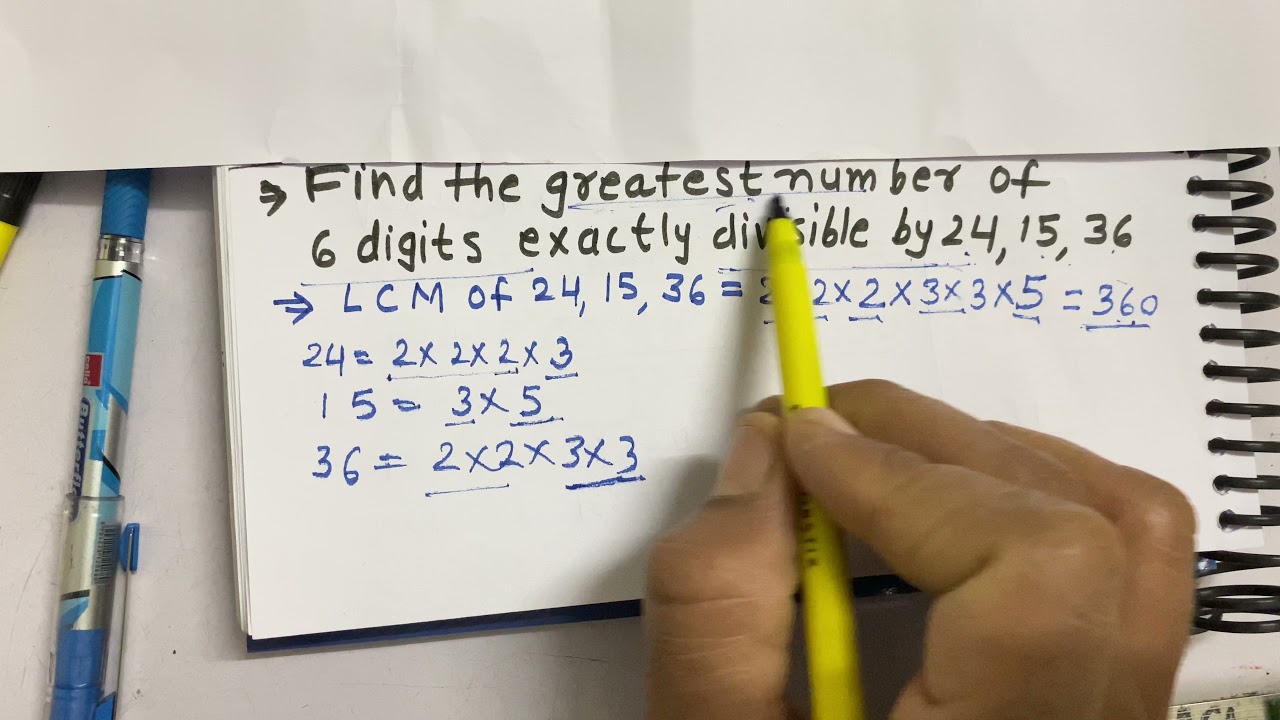 Find The Greatest Number Of Six Digits Exactly Divisible By 20 15 And find-the-greatest-number-of-six-digits-exactly-divisible-by-20-15-and