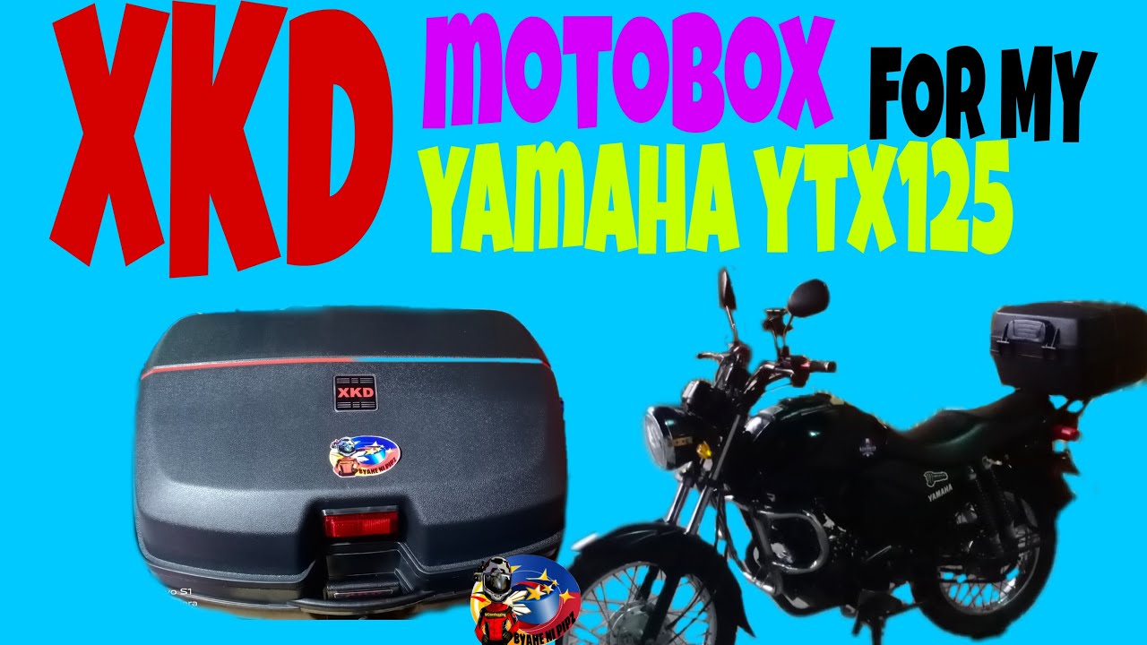 XKD TOP BOX PARA SA AKING YAMAHA YTX125. BYAHE NI PIPZ MOTOVLOG - YouTube
