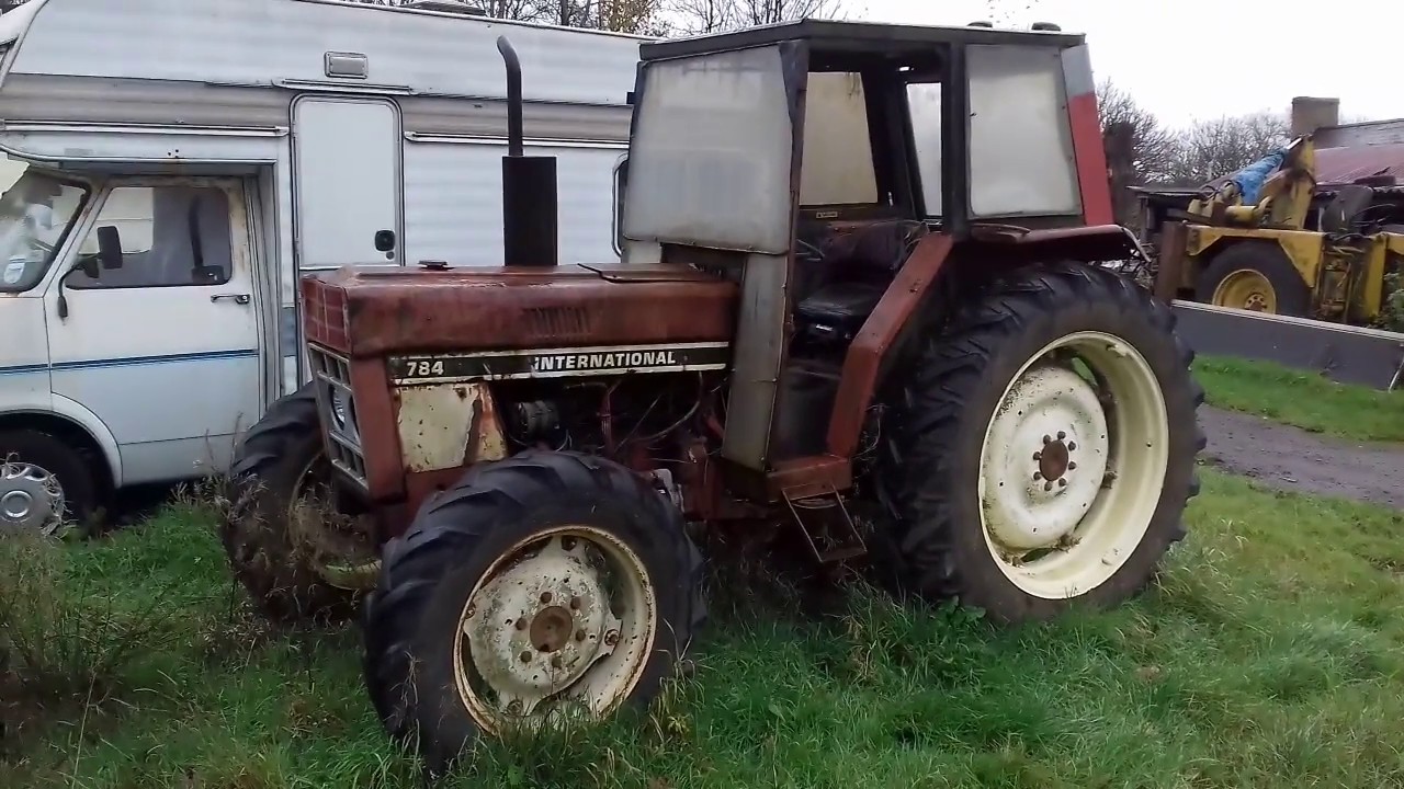 International harvester 784 4wd looking sad - YouTube