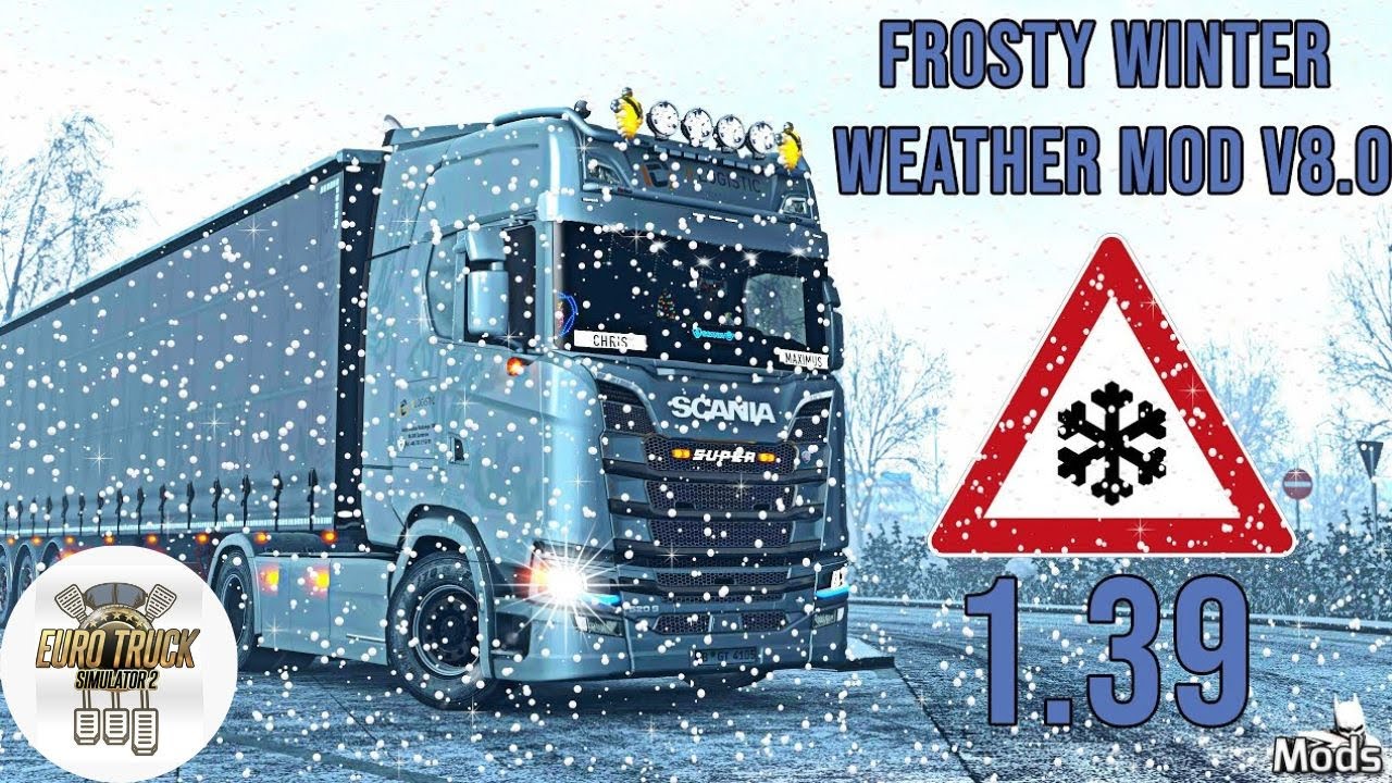 Euro Truck Simulator 2 Snow Map snow mod Excavator delivery | Logitech ...