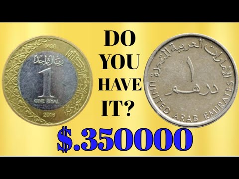 Dubai 1 Dirham coin //Saudi 1 Riyal coin//Qatar and Dubai 1 Dirham coin value-$350000 - YouTube