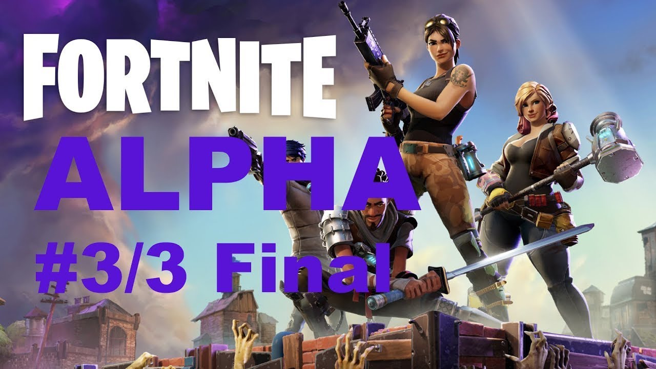 Fortnite Alpha - Gameplay (3/3) - Playing with RolliePollieTV - YouTube