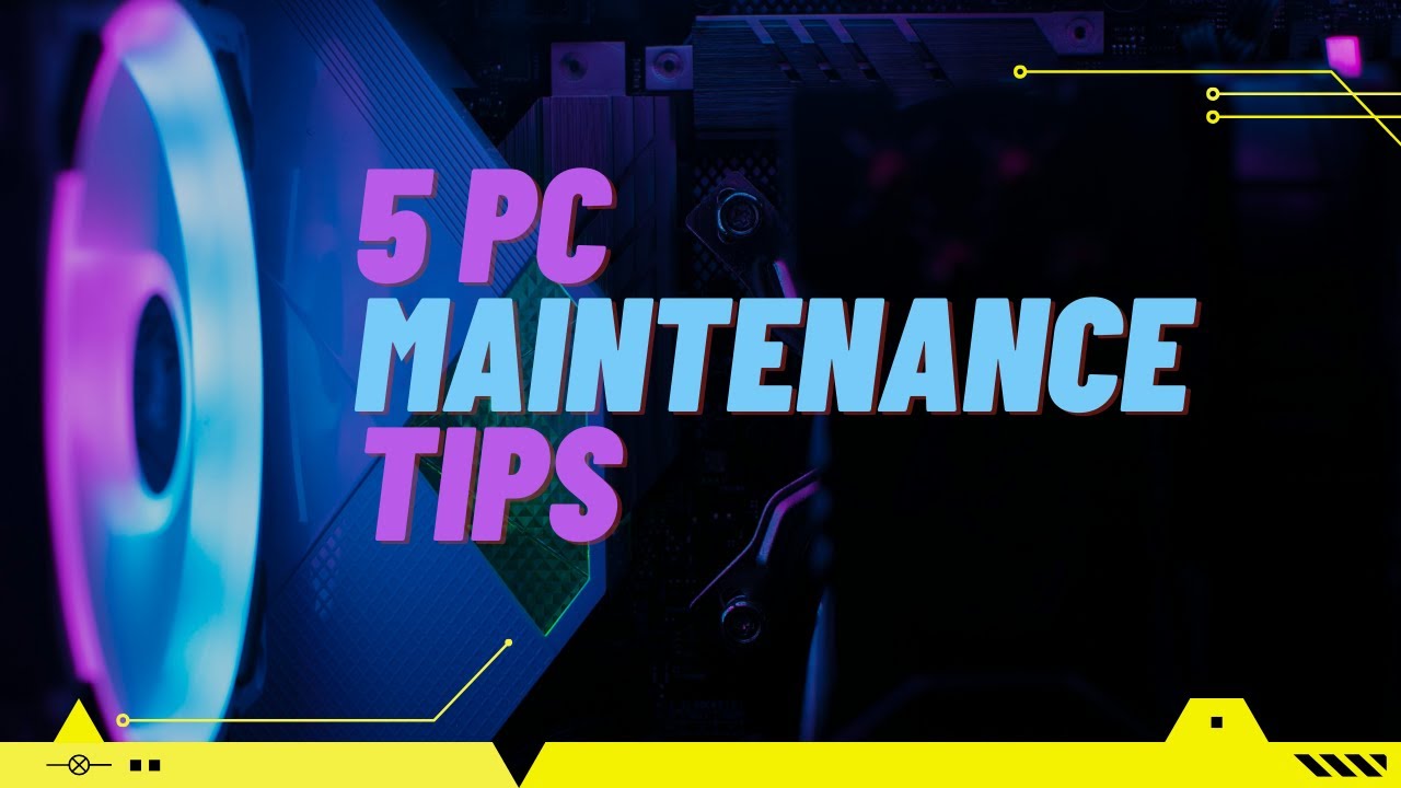 5 PC Maintenance Tips! [ENG/FIL] - YouTube