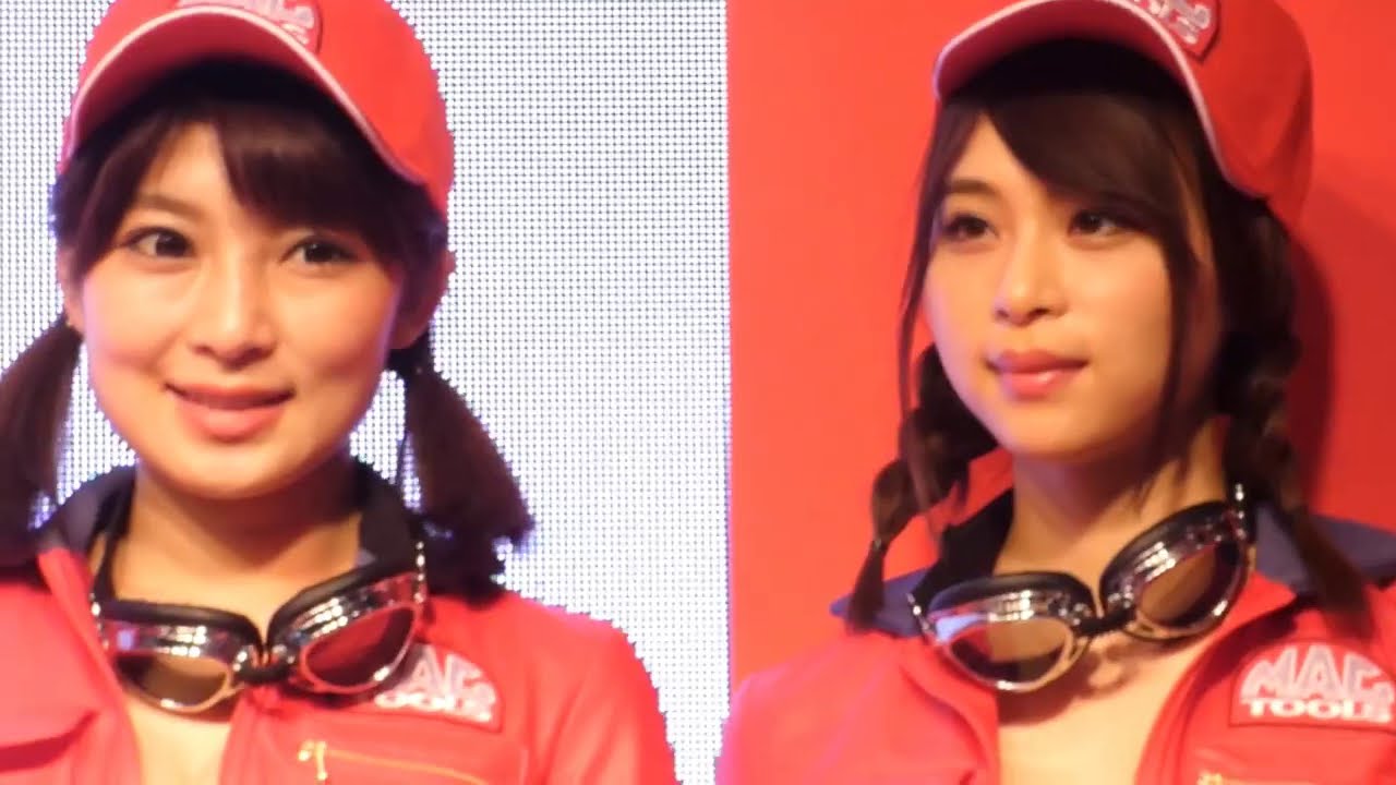 【TAS2018】MOTUL&MACTOOLsブースのコンパニオン霧島聖子、五十川ちほ、小山桃、山本成美、辻井美香、山田あや乃 - YouTube