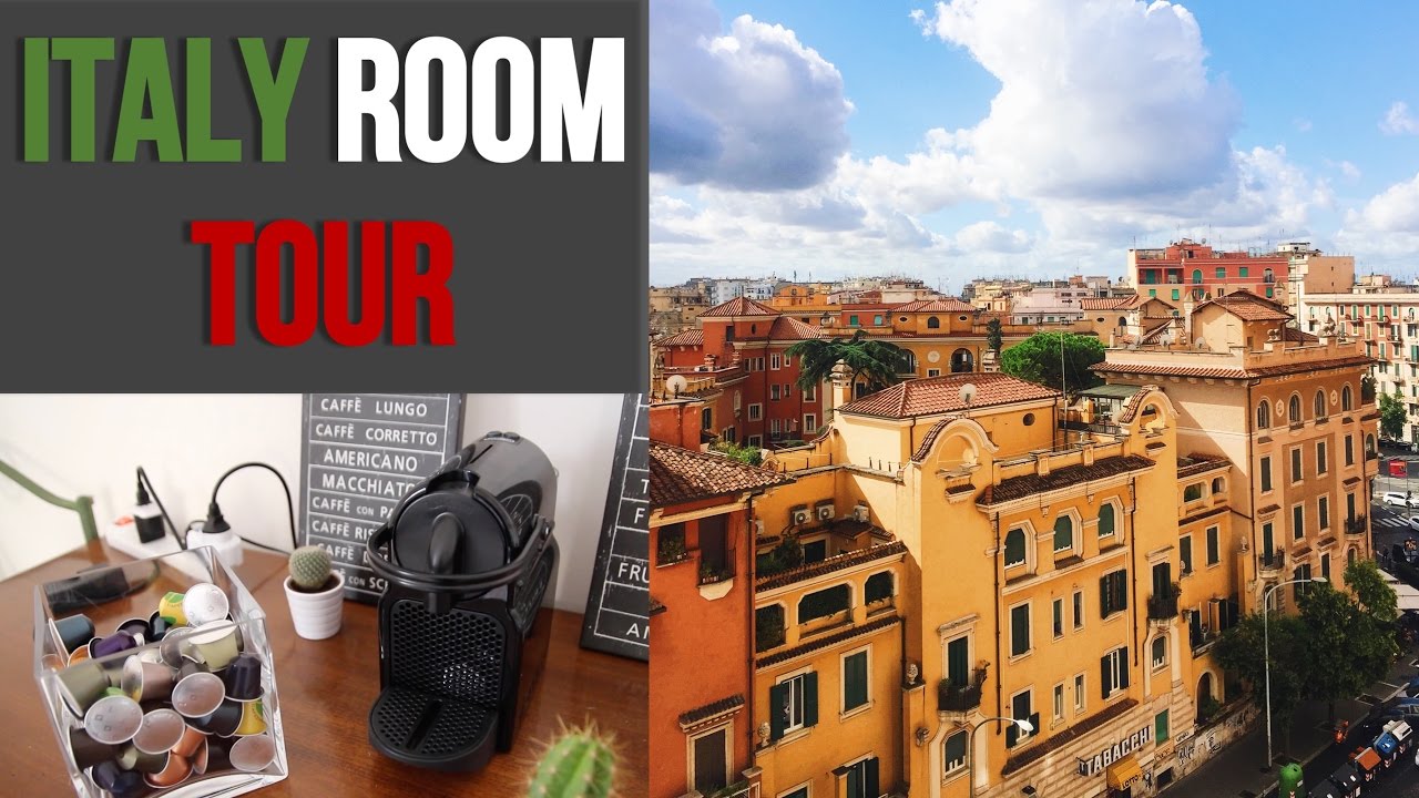 ITALY ROOM TOUR! | MY HOME IN ROME - YouTube