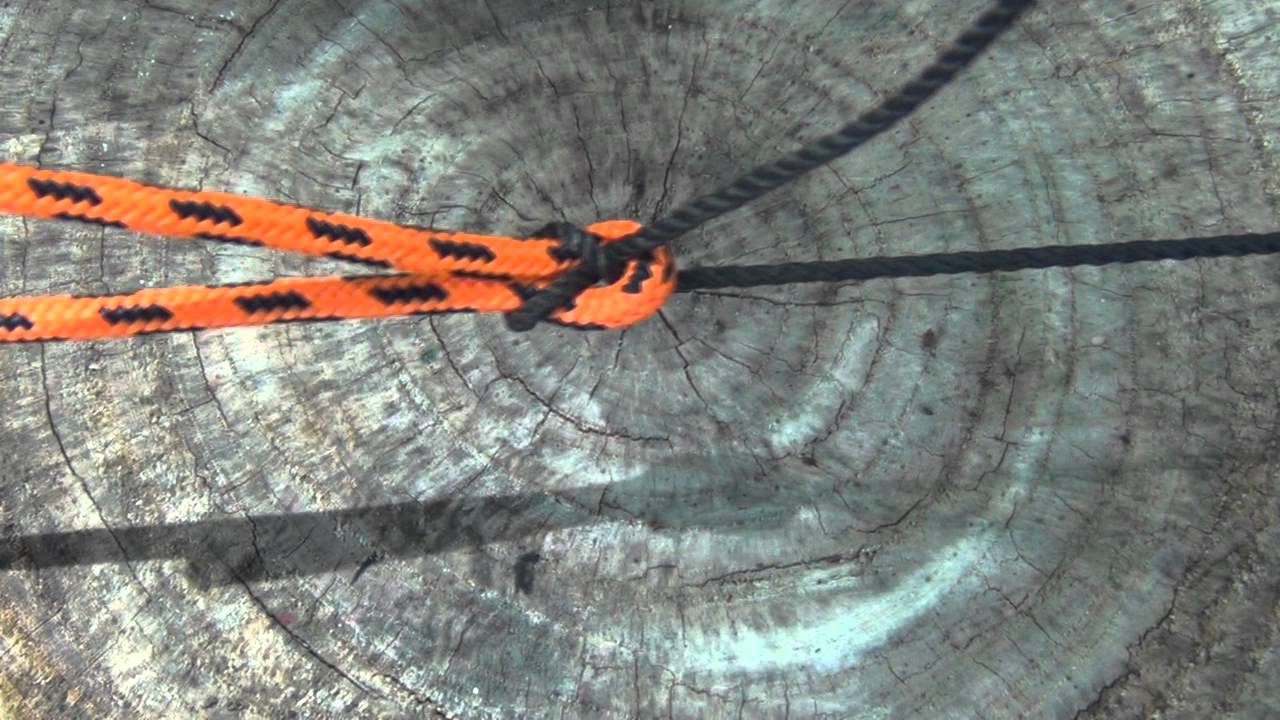 Back to Basics Bushcraft Knots The Sheet Bend - YouTube