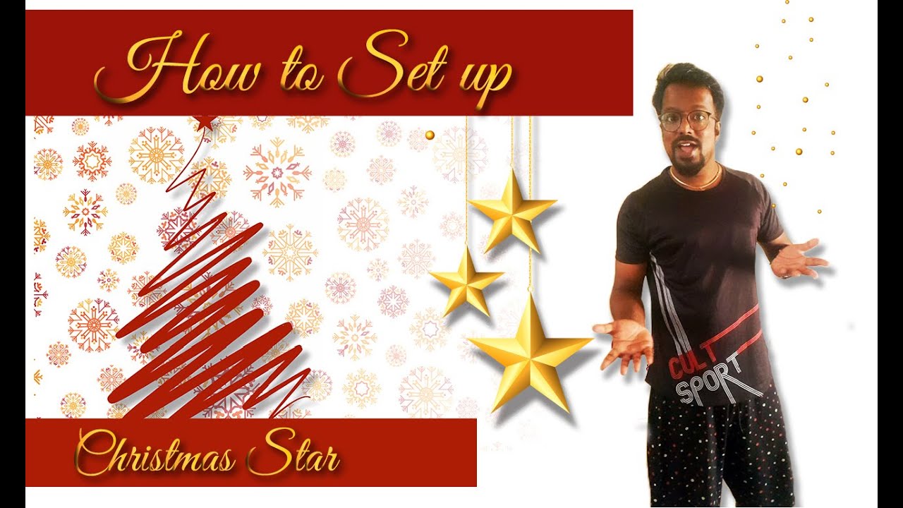 How to set up a star outside your home for CHRISTMAS || low cost ...