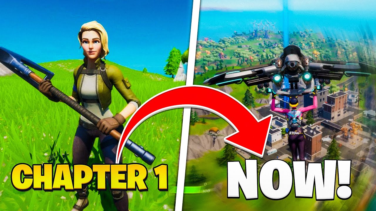 My Competitive Fortnite Progression (Chapter 1 to Fortnite OG) - YouTube