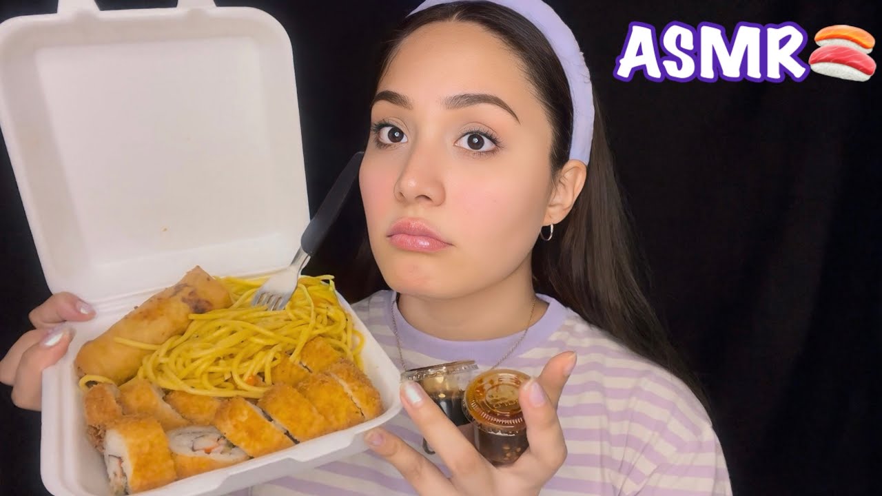 ASMR COMIENDO SUSHI 🍣 - YouTube