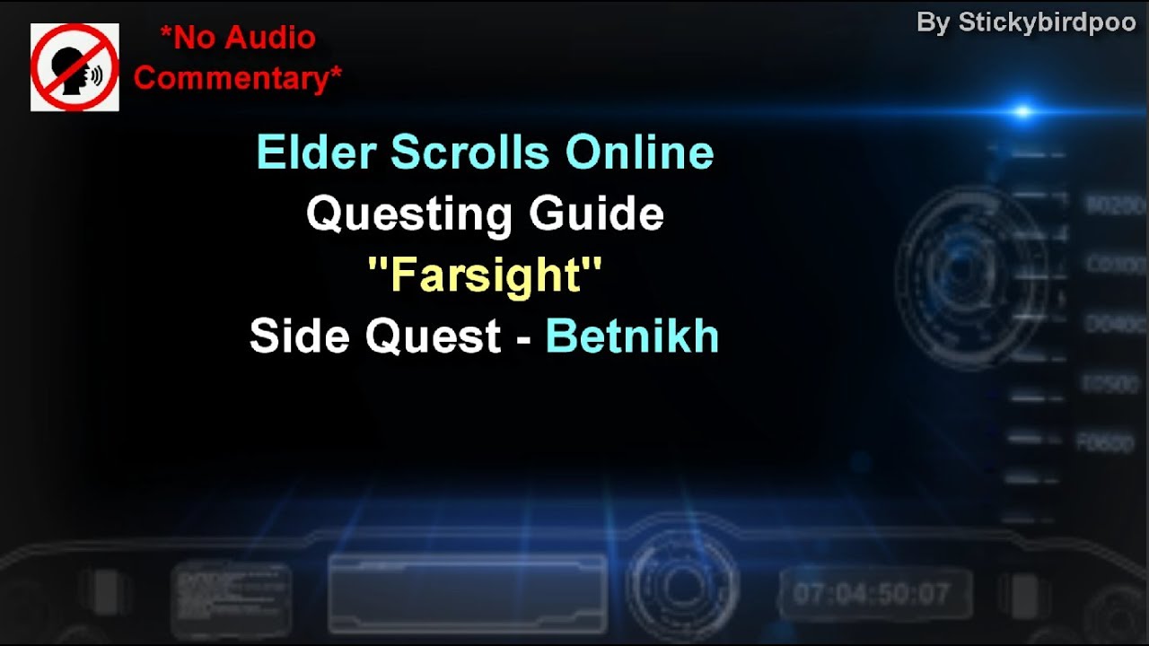 Farsight - Side Quest - Betnikh - Elder Scrolls Online - Questing Guide - YouTube