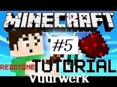 Minecraft Redstone Tutorial - Firework shooter - #5 - YouTube
