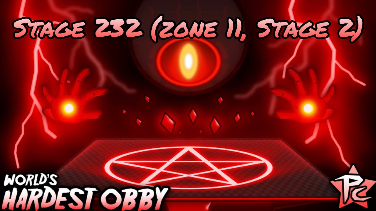WORLDS HARDEST OBBY - Stage 232 (Zone 11, Stage 2) - YouTube