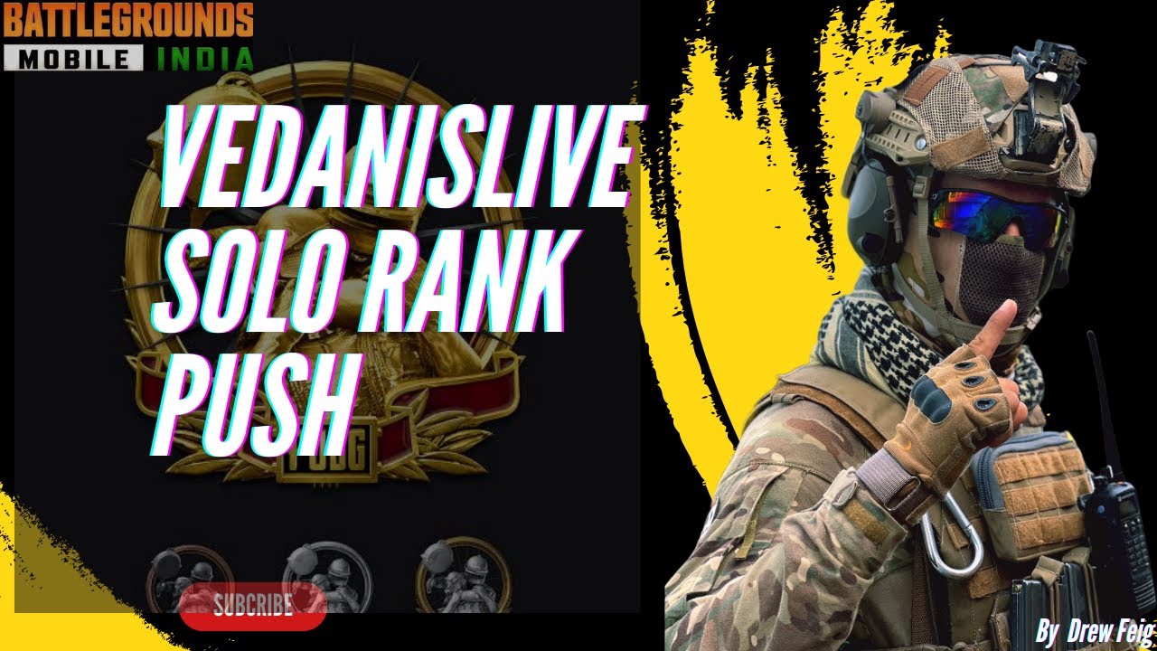 BGMI gold to CONQEROR rank push| day20 live stream ...