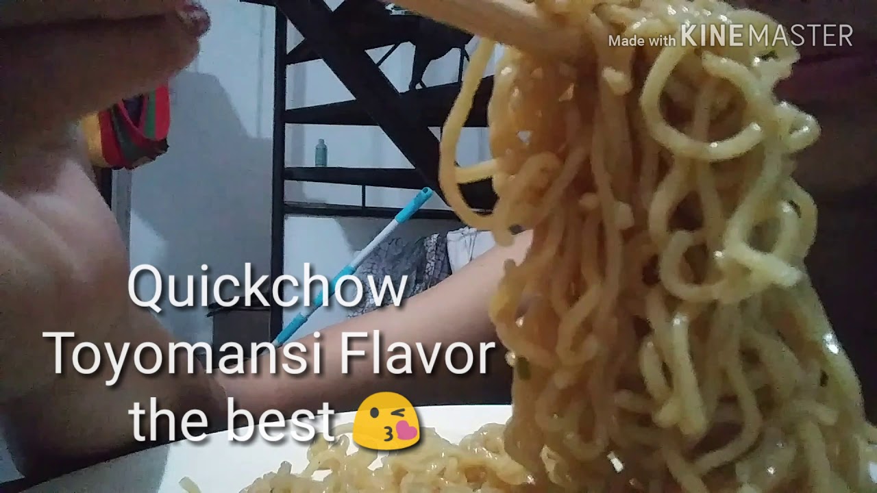 Toyomansi Quickchow Pancit Canton 💕💞 - YouTube