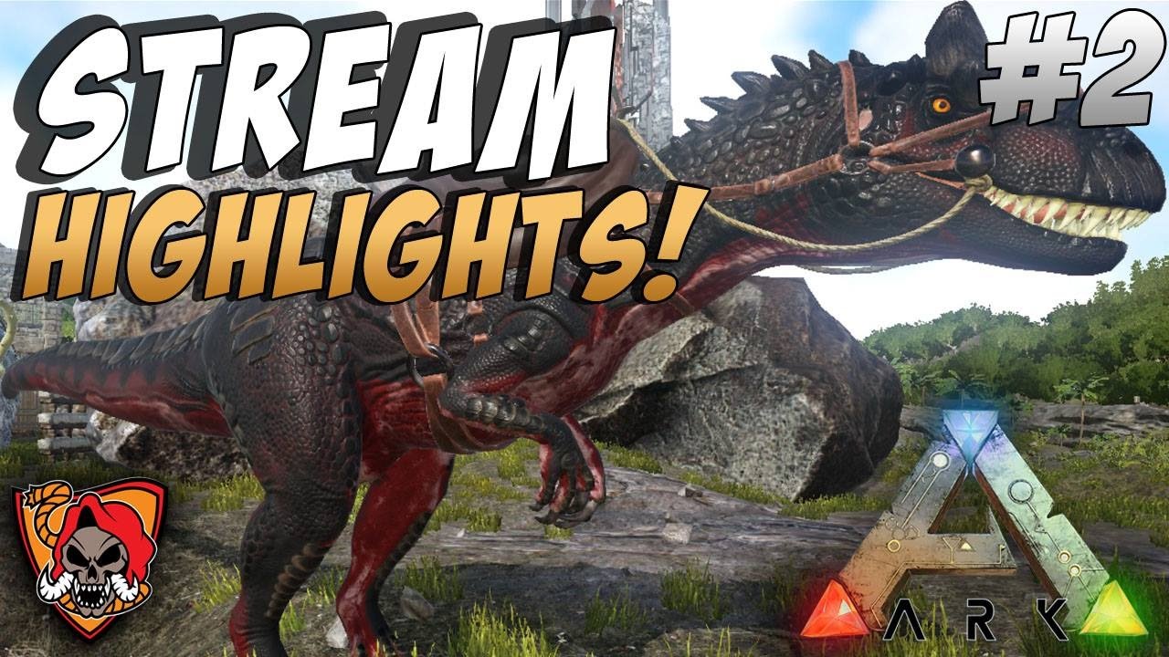 ARK: Survival Evolved - Stream Highlights #2 - Raging Cow - YouTube