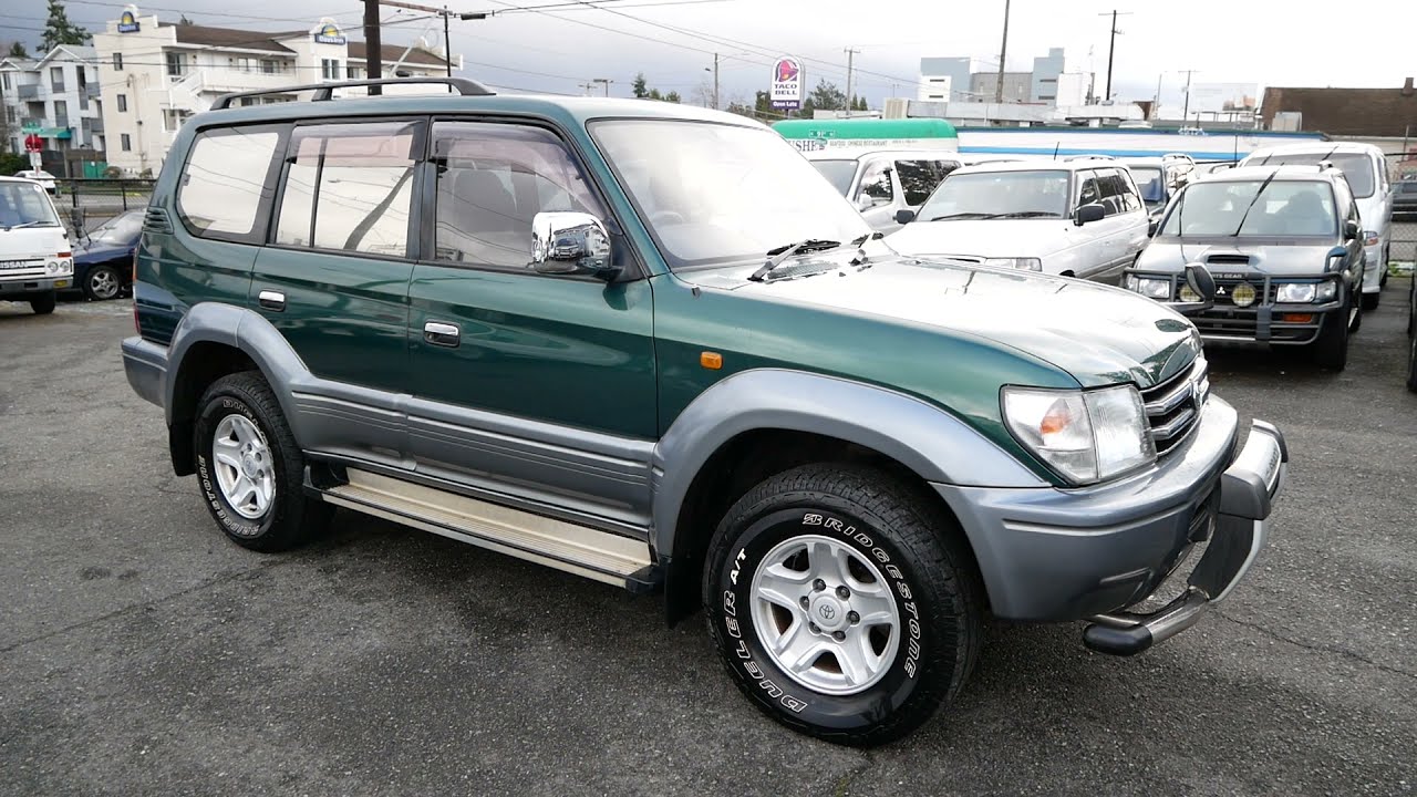 1996 TOYOTA LAND CRUISER PRADO 4WD A/T TURBO-DIESEL - YouTube
